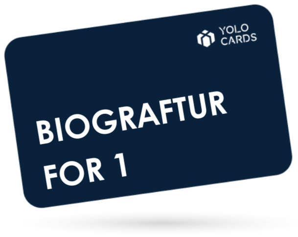Biograftur for 1 - Nordisk Film Biografer – YOLO.cards